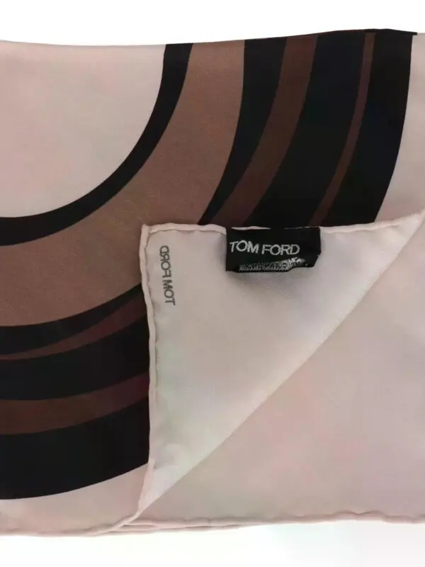 TOM FORD Geometric-print Pocket Square