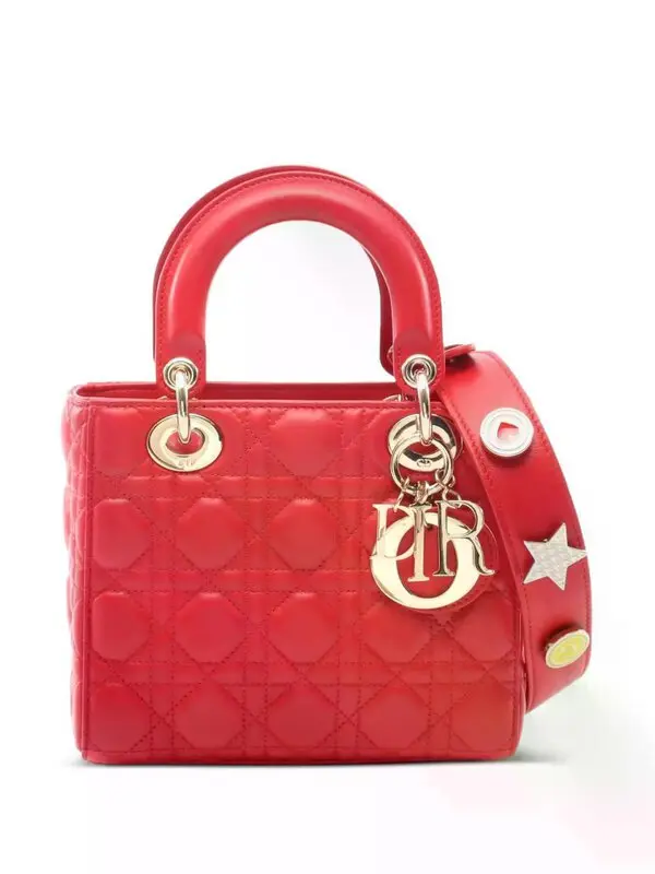 Dior Lady Tote Bag - Red