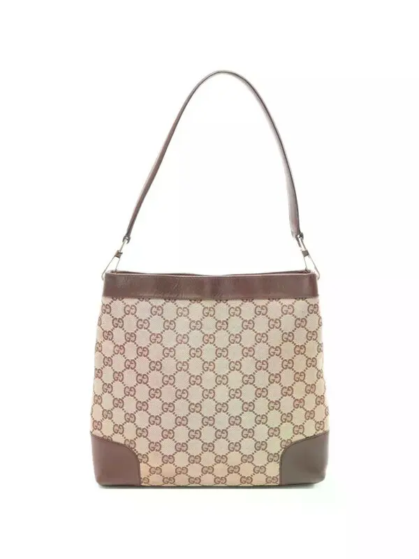 Gucci Monogram Shoulder Bag - Neutrals