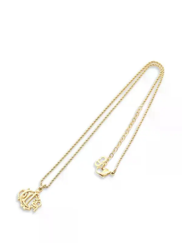 Dior Emblem Logo Necklace