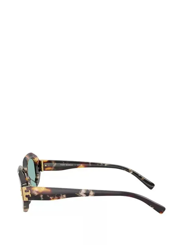 Tory Burch Double T Geometric Sunglasses