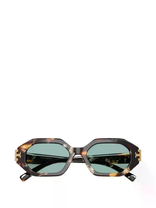 Tory Burch Double T Geometric Sunglasses