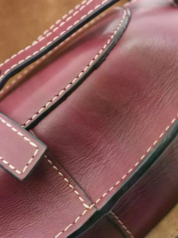 Loewe 2000s Mini Gate Leather Crossbody Bag - Red