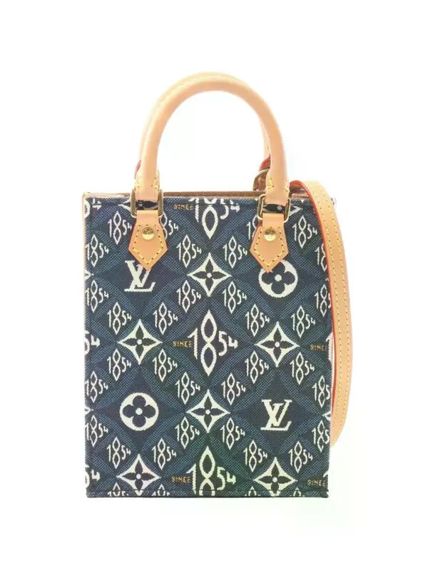 LOUIS VUITTON Petite Sac Plat Tote Bag - Blue