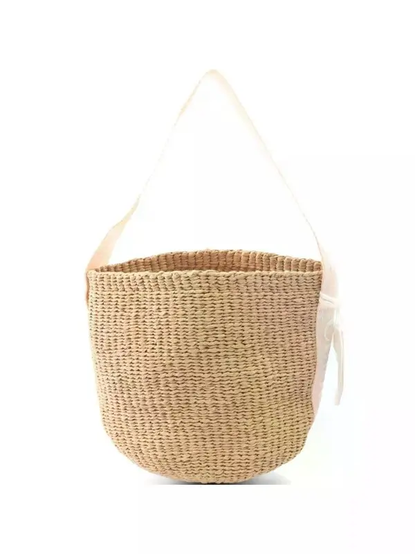 Chloé X Mifuko Woven Tote Bag - Neutrals