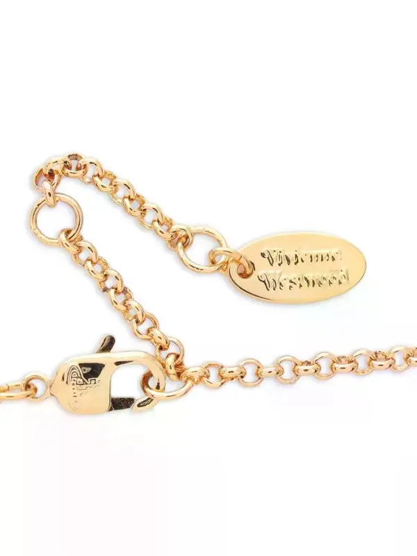 VIVIENNE WESTWOOD Tiny Orb Rhinestone Necklace