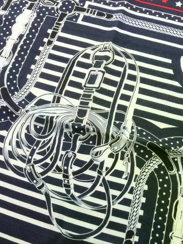 Hermès Disco Coaching Silk Scarf