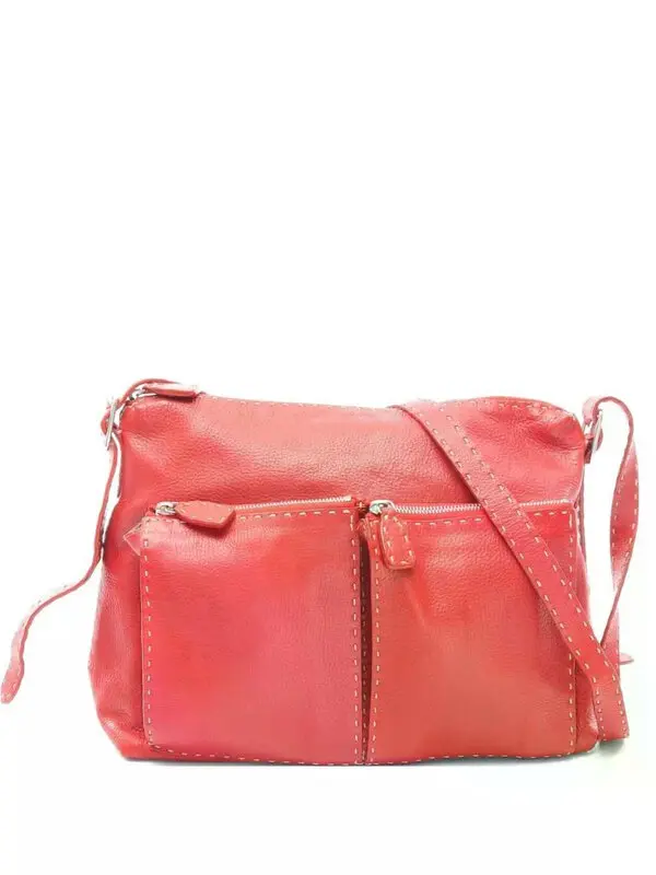 Fendi Selleria Leather Shoulder Bag
