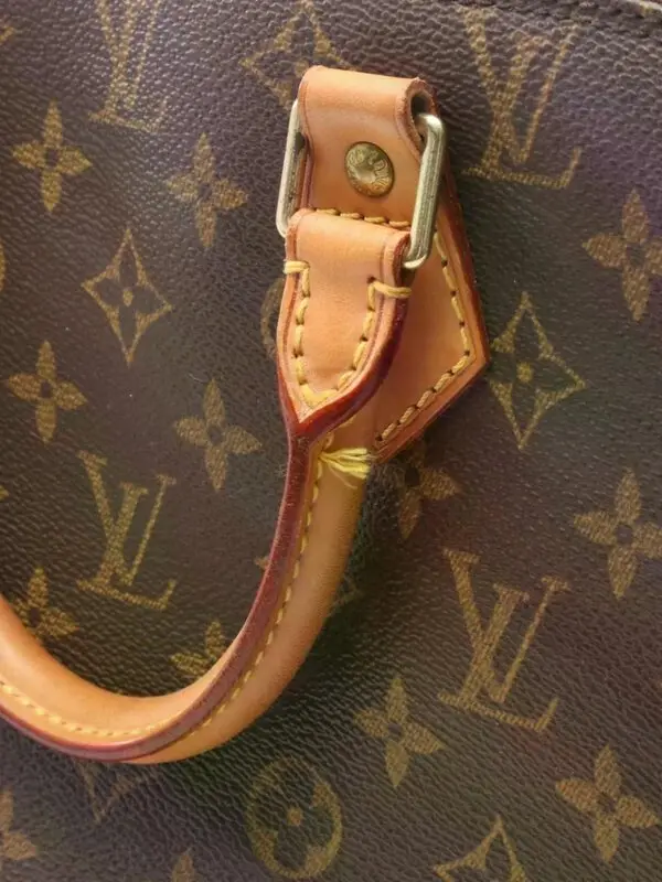 LOUIS VUITTON Monogram Alma Leather Tote Bag