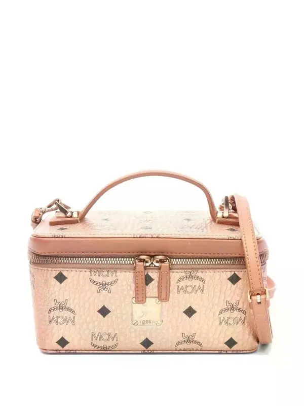 Mcm Leather Rockstar Vanity Bag - Pink