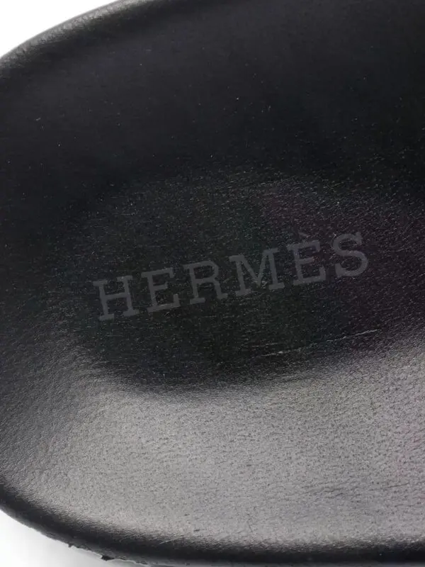 Hermès Cut-out Leather Sandals