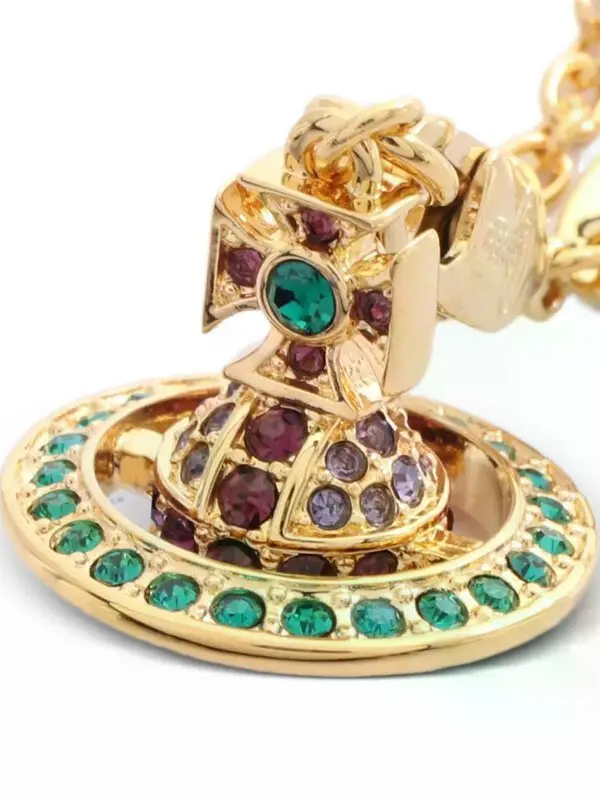 VIVIENNE WESTWOOD Logo Charm Bracelet - Gold
