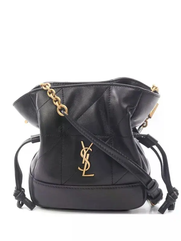 Saint Laurent Mini Jamie Quilted Shoulder Bag - Black