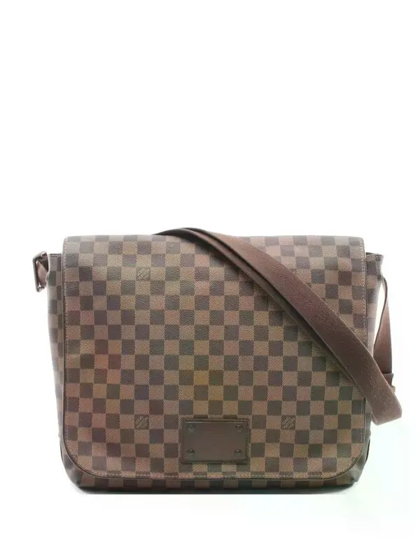 LOUIS VUITTON Brooklyn Gm Damier Ébène Crossbody Bag
