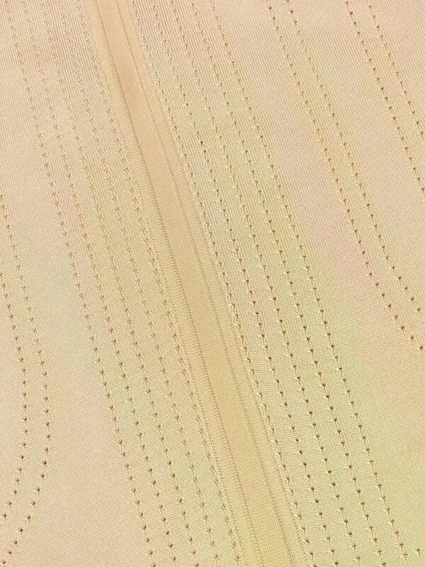 Hermès Openwork Knit Fitted Skirt