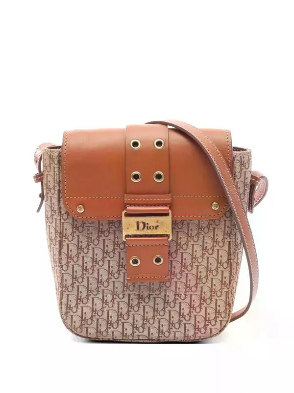 Dior Trotter Monogram Canvas Crossbody Bag - Neutrals