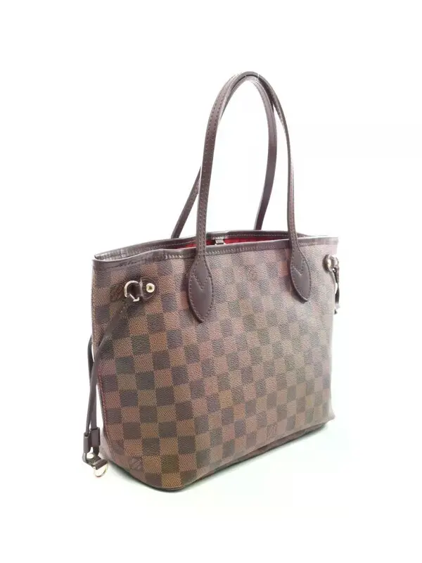 LOUIS VUITTON Damier Ebene Neverfull Pm Tote Bag
