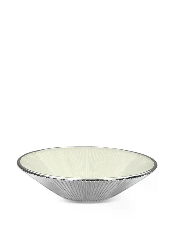 IVV Lirica Ribbed Bowl - Silver
