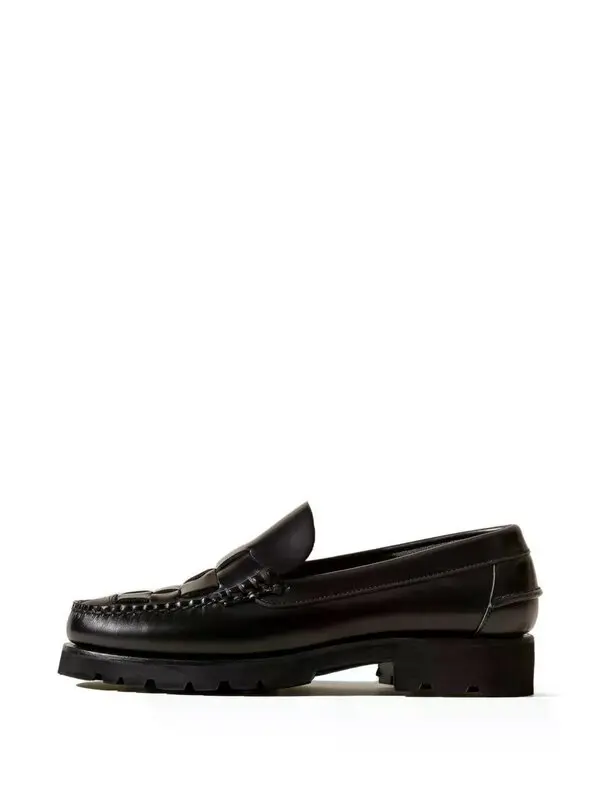Hereu Nombela R Sport Interwoven Boat Shoes - Black