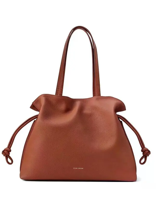 ESIN AKAN Emma Leather Tote Bag