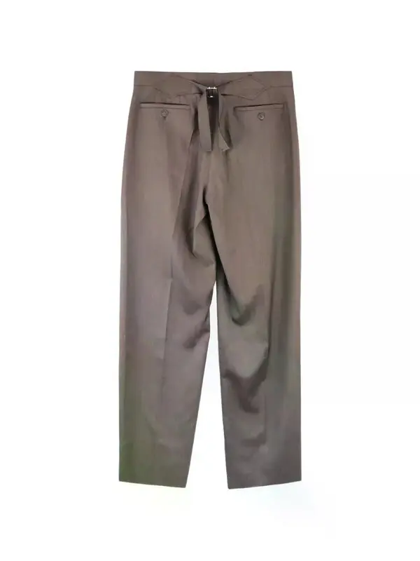 SONIA CARRASCO Straight-leg Trousers With Contrast Stitching