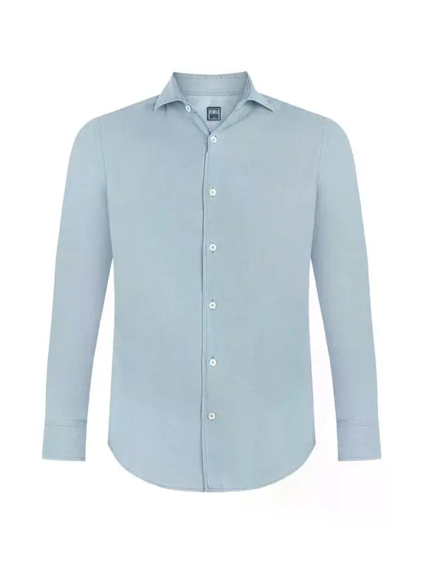 Fedeli Long-sleeve Button-down Shirt