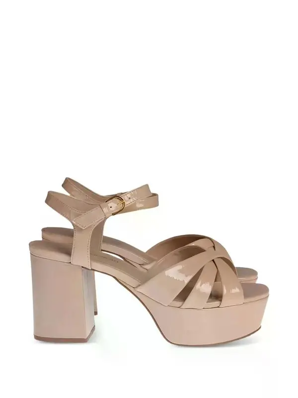 ANDREA CARRANO Criss-cross Platform Sandals