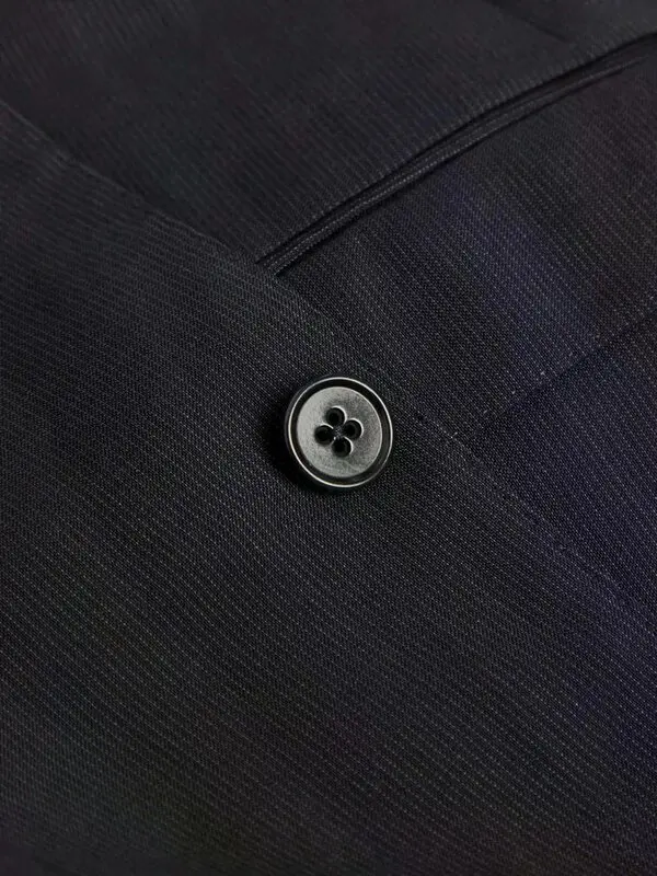 Emporio Armani Single-breasted Notched-lapels Suit - Blue