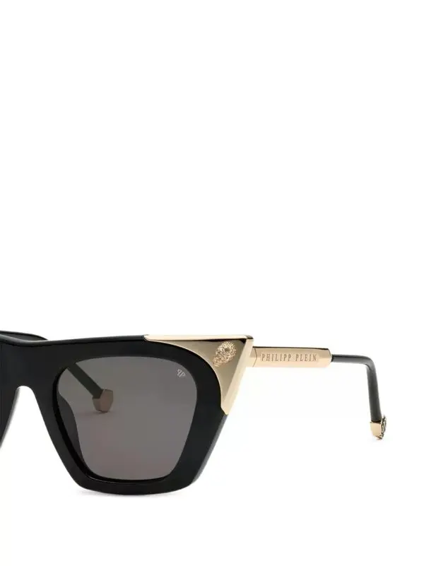 Philipp Plein Skull Embellished Cat-eye Sunglasses