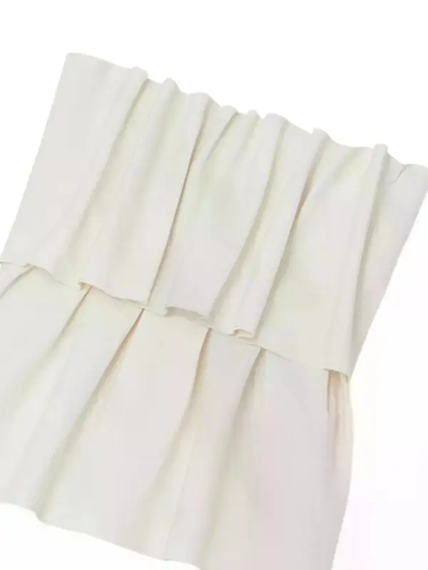 HOUSE OF DAGMAR Sculpted Tiered Strapless Top