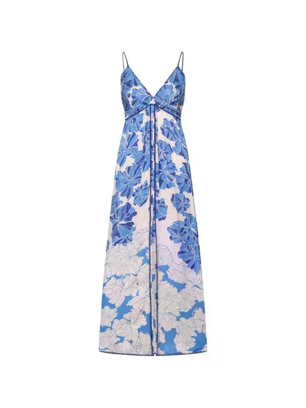 Poupette St Barth Denise Maxi Dress - Neutrals