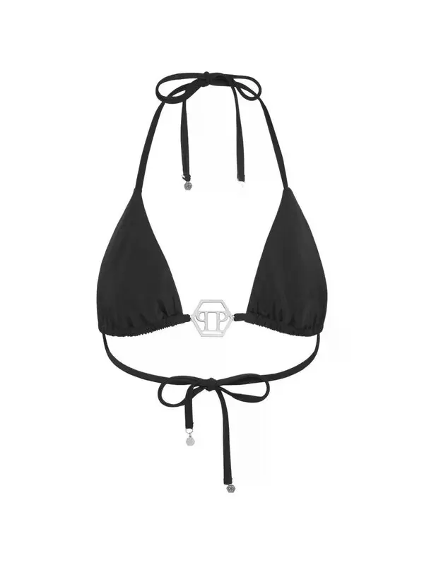 Philipp Plein Hexagon Logo-plaque Bikini - Black