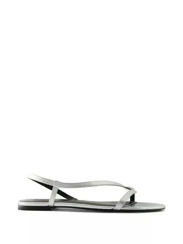 Staud Louden Strappy Sandals - Silver