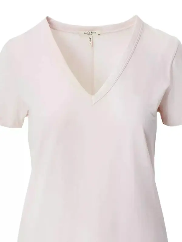 Rag & Bone Slub Texture V-neck T-shirt