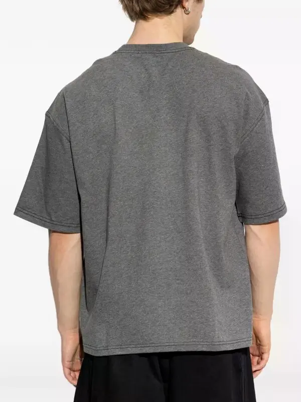 Adidas Logo-embroidered T-shirt