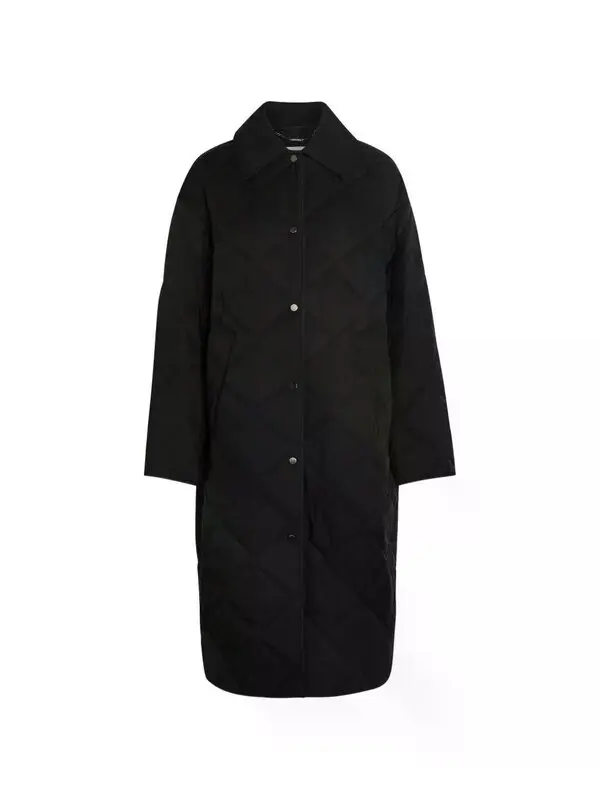 JOSEPH Quilted Single-breasted Coat