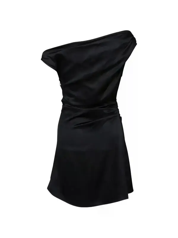Staud Phare One-shoulder Gathered Mini Dress