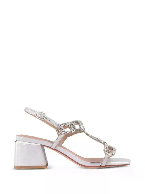 ALMA EN PENA Crystal-embellished Heeled Sandals