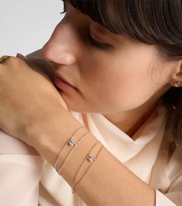 REPOSSI 18kt White Gold Diamond Bracelet - Silver