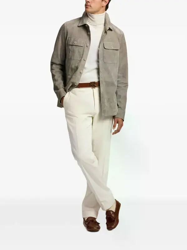 Ralph Lauren Purple Label Calloway Suede Jacket