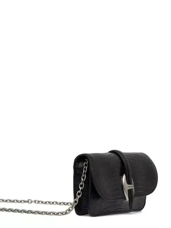 TRUSSARDI Reptile-effect Chain-link Wallet
