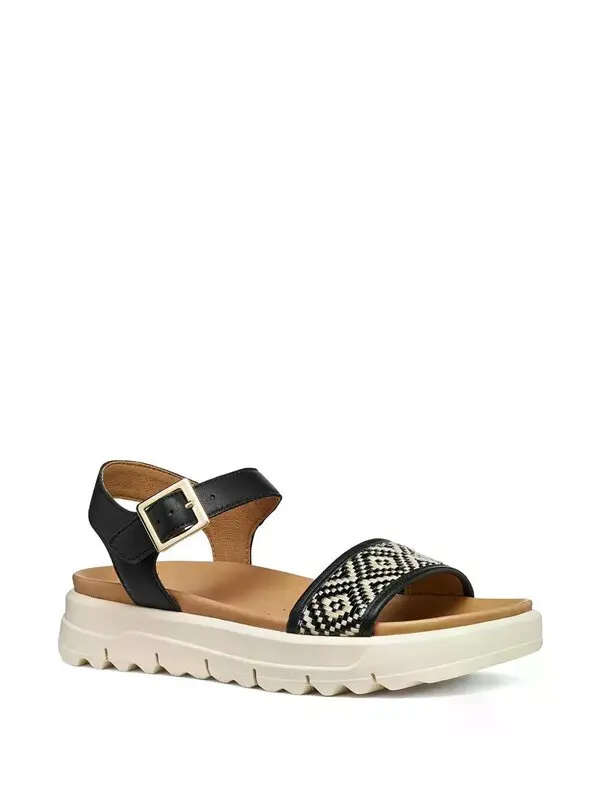 Geox Xand 2.1s Geometric-pattern Buckled Sandals