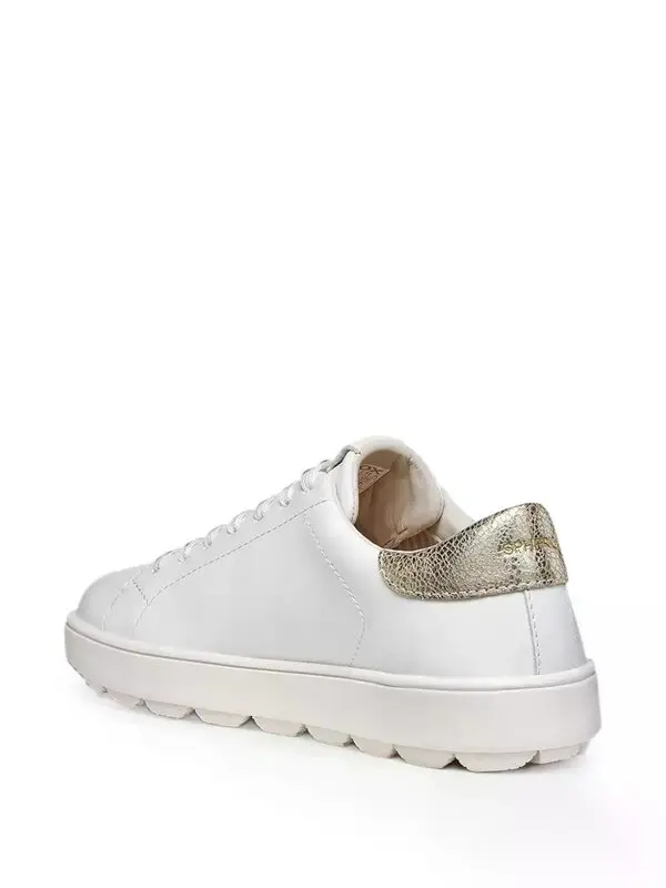 Geox Spherica Ecub-1 B Metallic-effect Heel-counter Sneakers