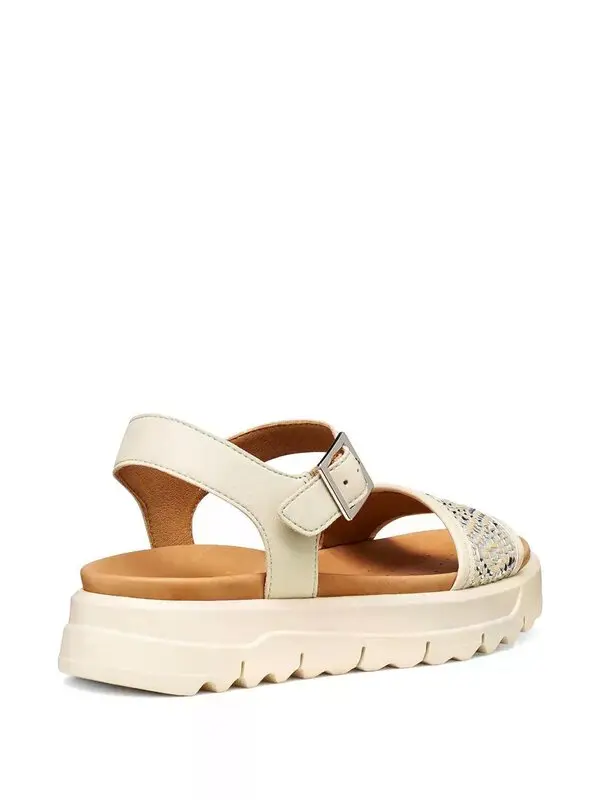 Geox Xand 2.1s Geometric-pattern Buckled Sandals
