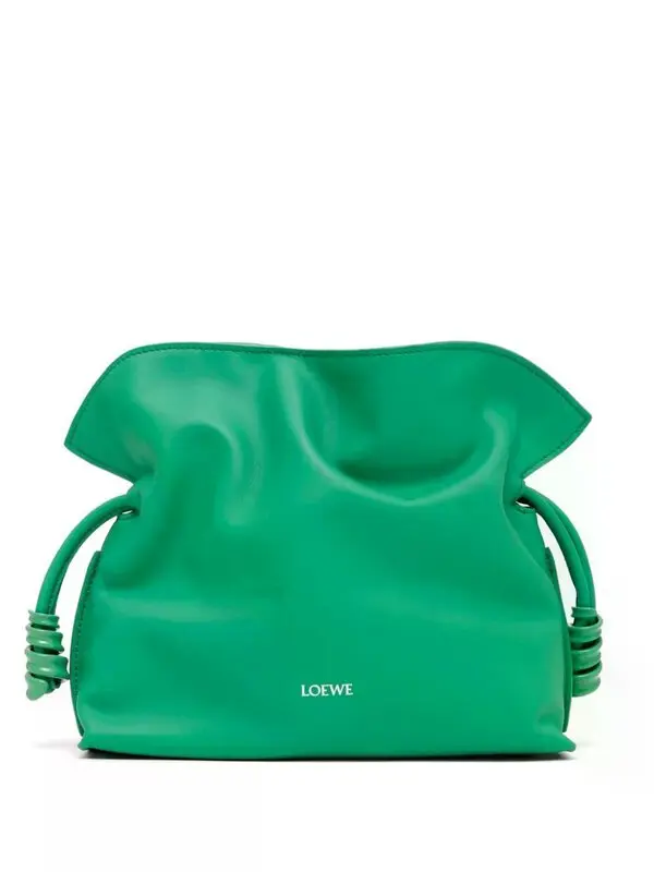 Loewe Mini Coil Flamenco Shoulder Bag - Green