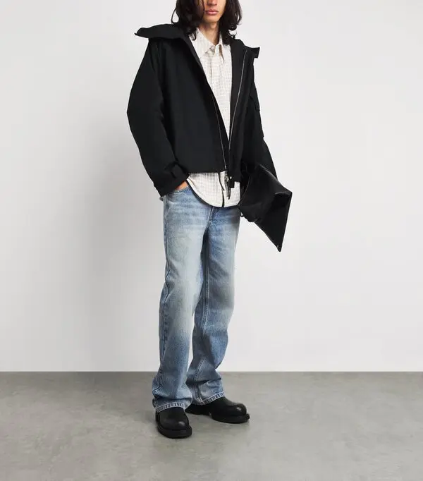 COLE BUXTON Distressed Straight Leg Jeans
