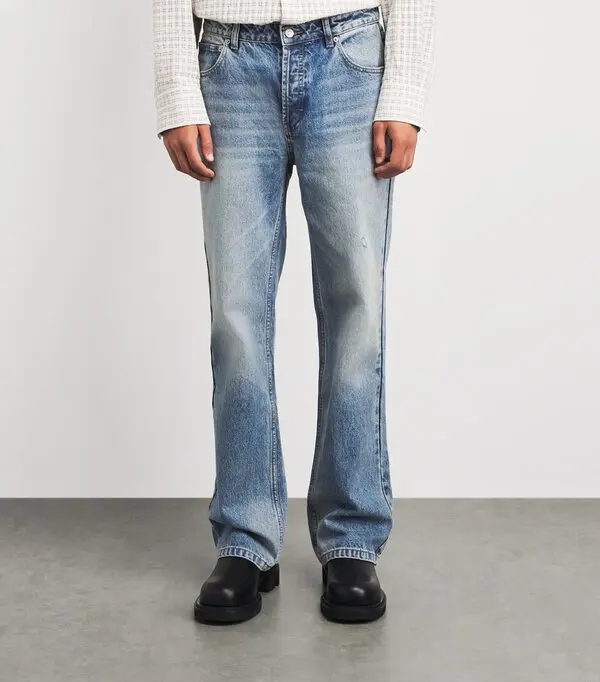 COLE BUXTON Distressed Straight Leg Jeans
