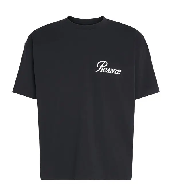 PICANTE Organic Cotton Record T-shirt - Black