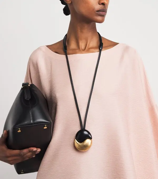 Eskandar Silk Plissé Scoop-neck Top