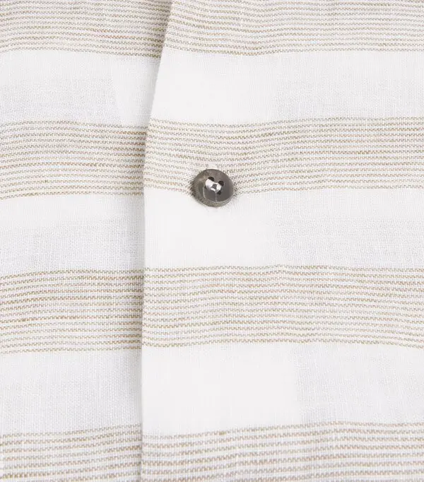 Eskandar Linen Check A-line Shirt